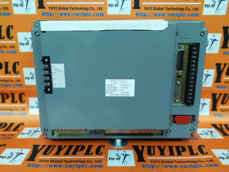 SHARP ZM-70D LIGUID CRYSTAL CONTROL TERMINAL - 裕益科技自動化設備可程式編碼器PLC分散式控制系統DCS